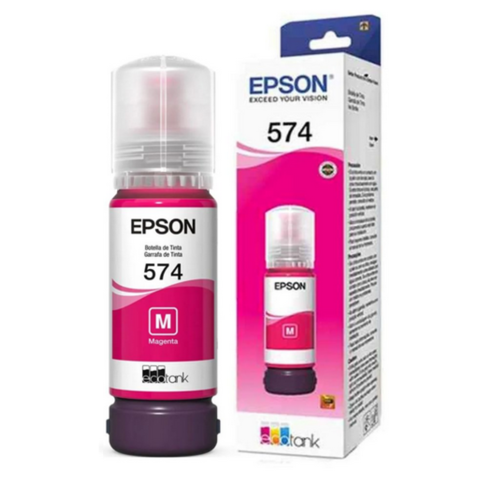 Kit com 7 refil de tinta Epson T574 L8050 - Haddaway Store